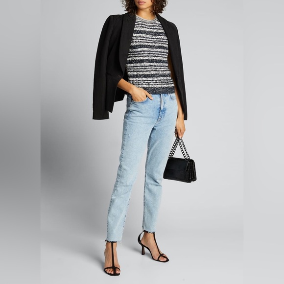 Alice + Olivia | Tops | Alice Olivia Reva Textured Stitch Shell | Poshmark